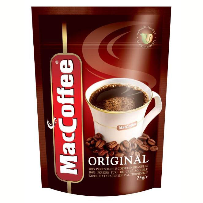 MacCoffee Original 100% Pure Coffee, 25gm Pouch - ASON MARKET