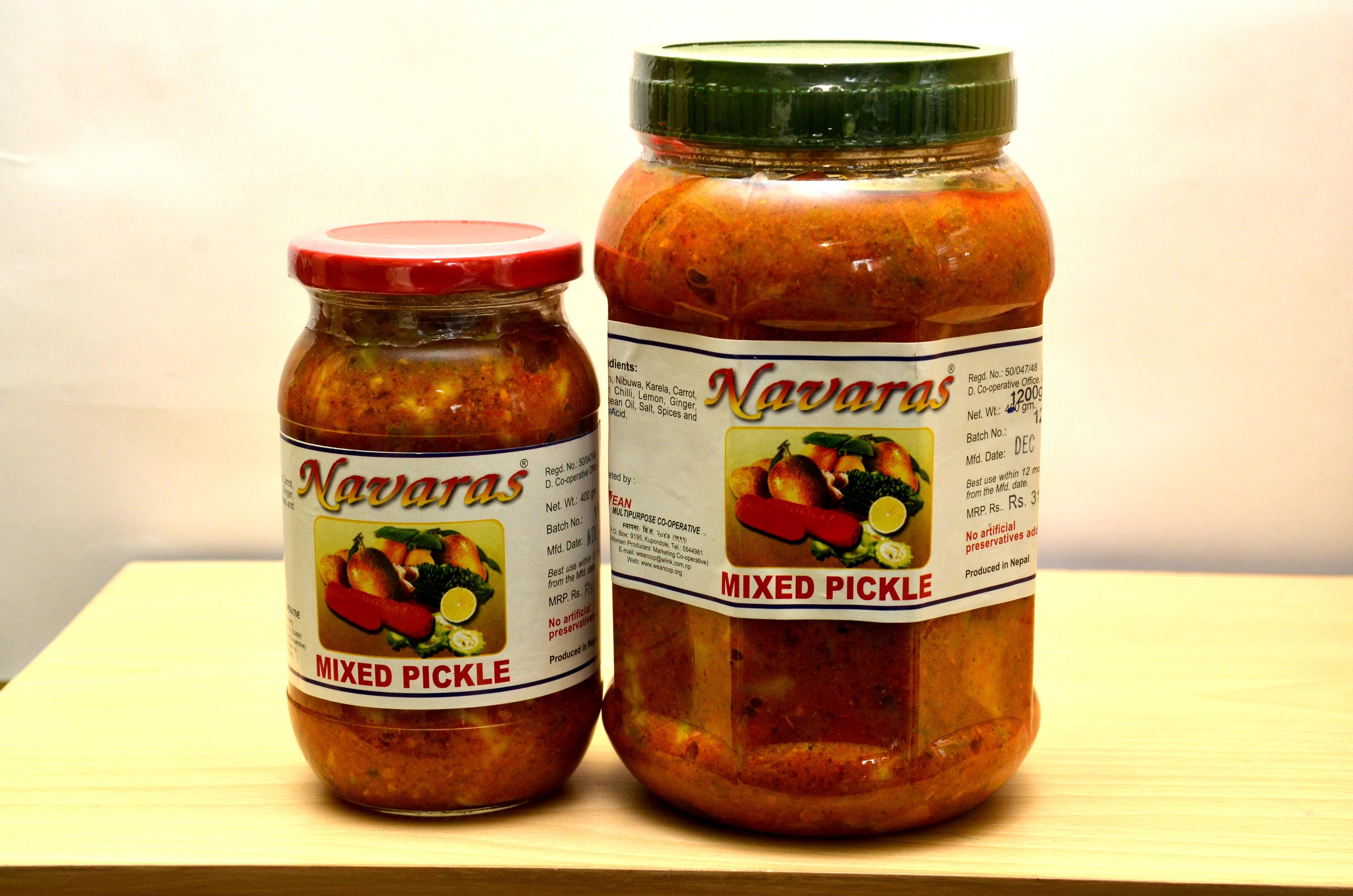 Navaras Mixed Pickle, 400gm - ASON MARKET