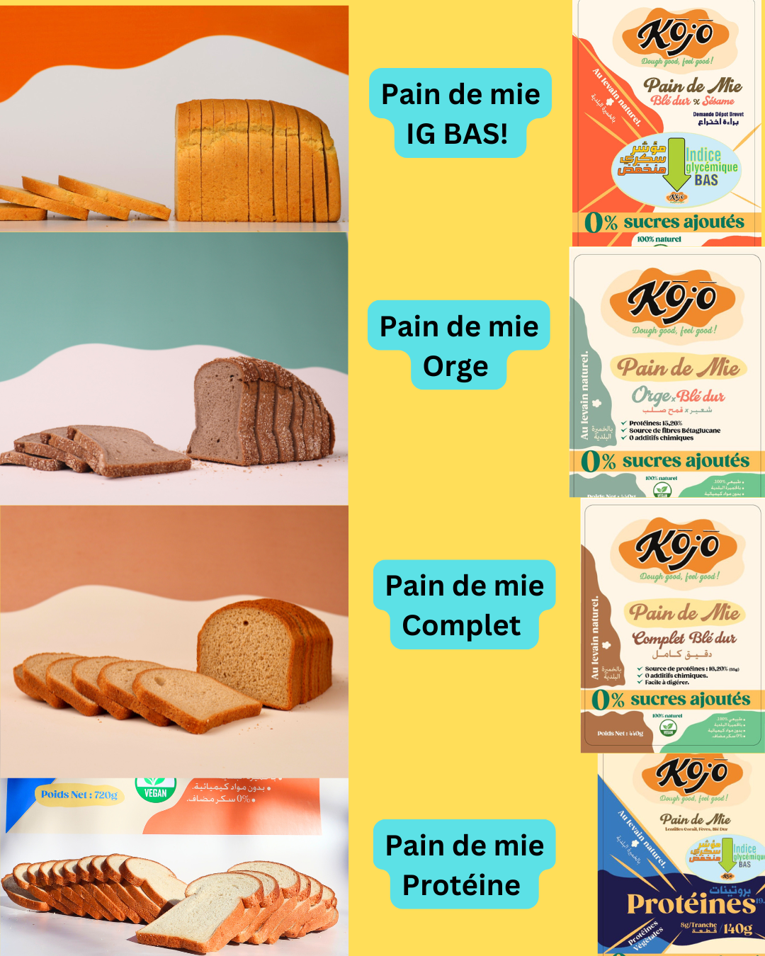 Pack pain de mie découverte! - Kojo bakery | Take App
