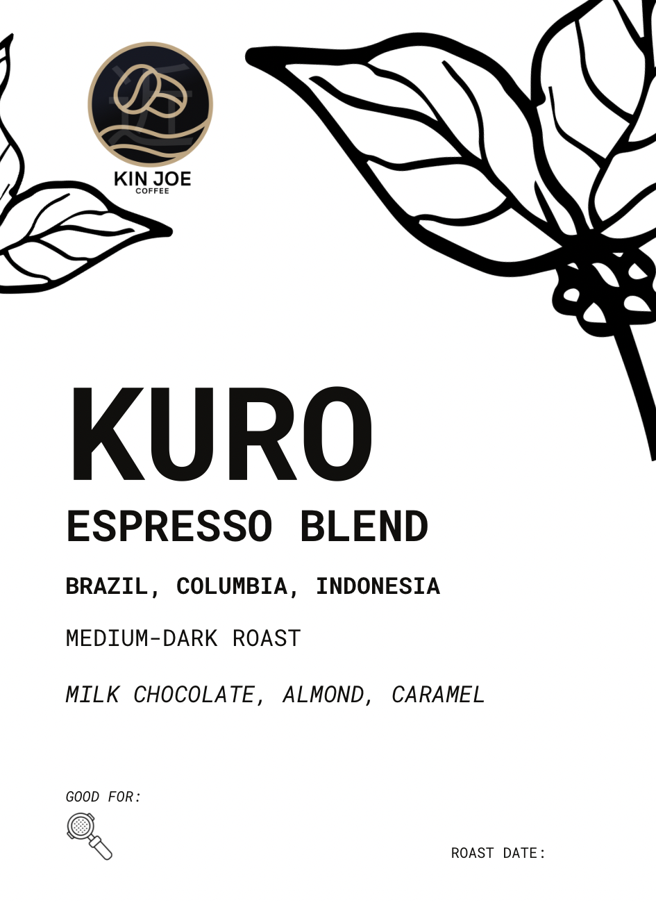 Kuro (Espresso Blend) - Kin Joe Coffee | Take App