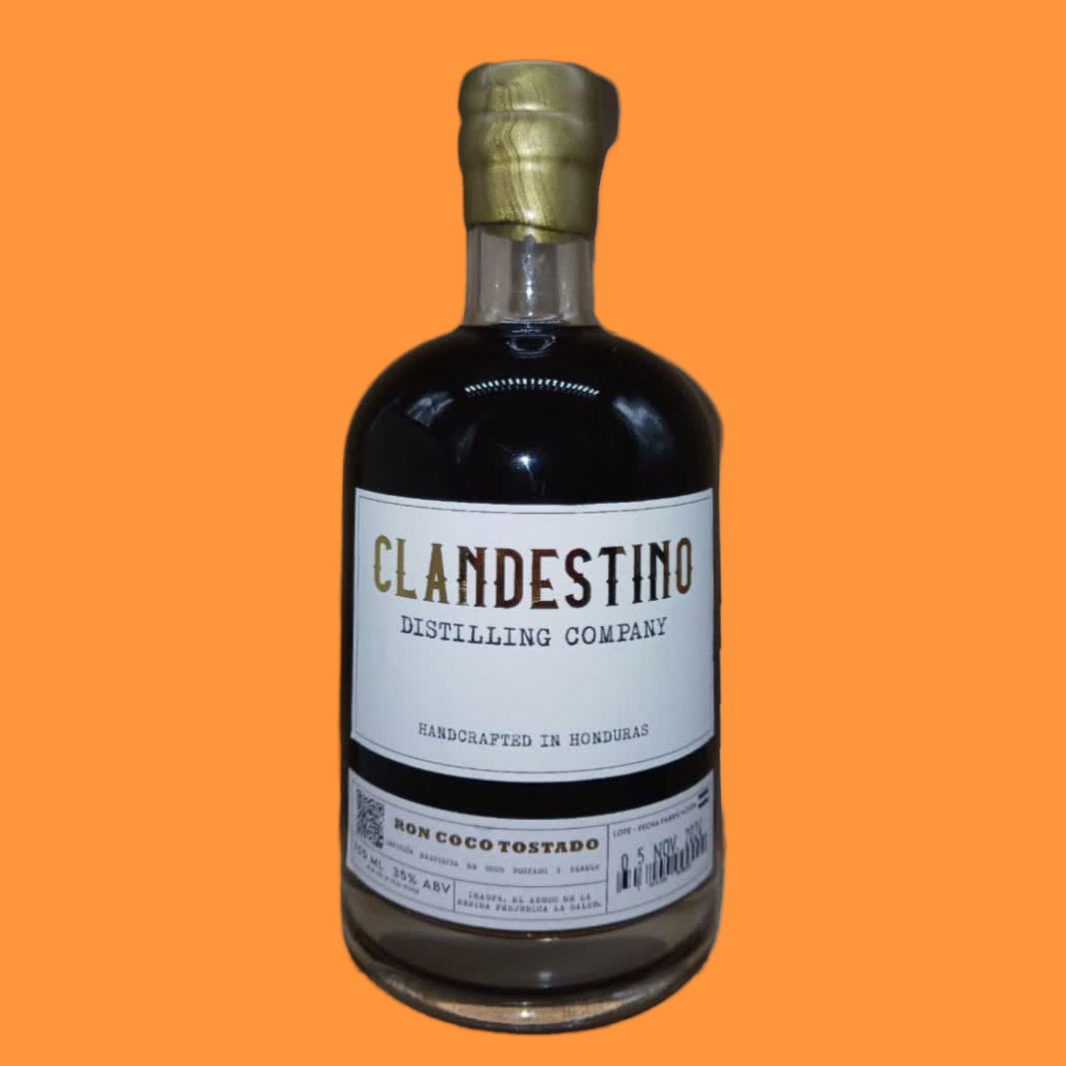 Ron Coco Tostado Clandestino 750ml - LA CASA DE TODO