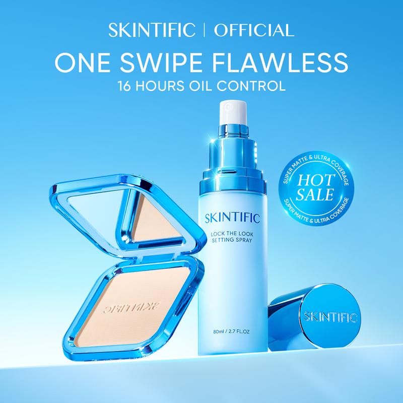 [New] SKINTIFIC FLAWLESS COMBO Ultra Cover Powder Foundation - Jumz ...