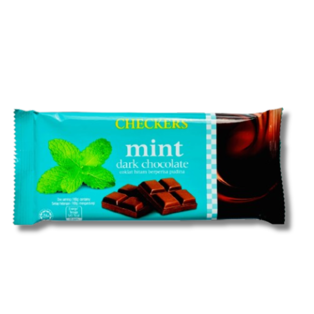 Checkers Mint Dark Chocolate 100g - Shop Fresh Groceries at Mahajana ...