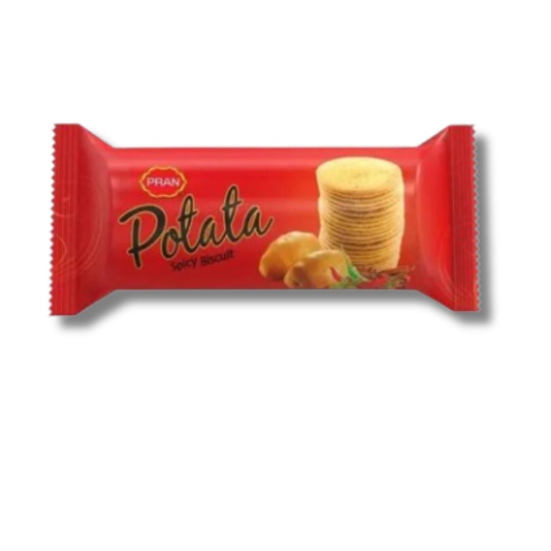 PRAN POTATO SPICY BISCUITS 75G - Shop Online at Mahajana Super