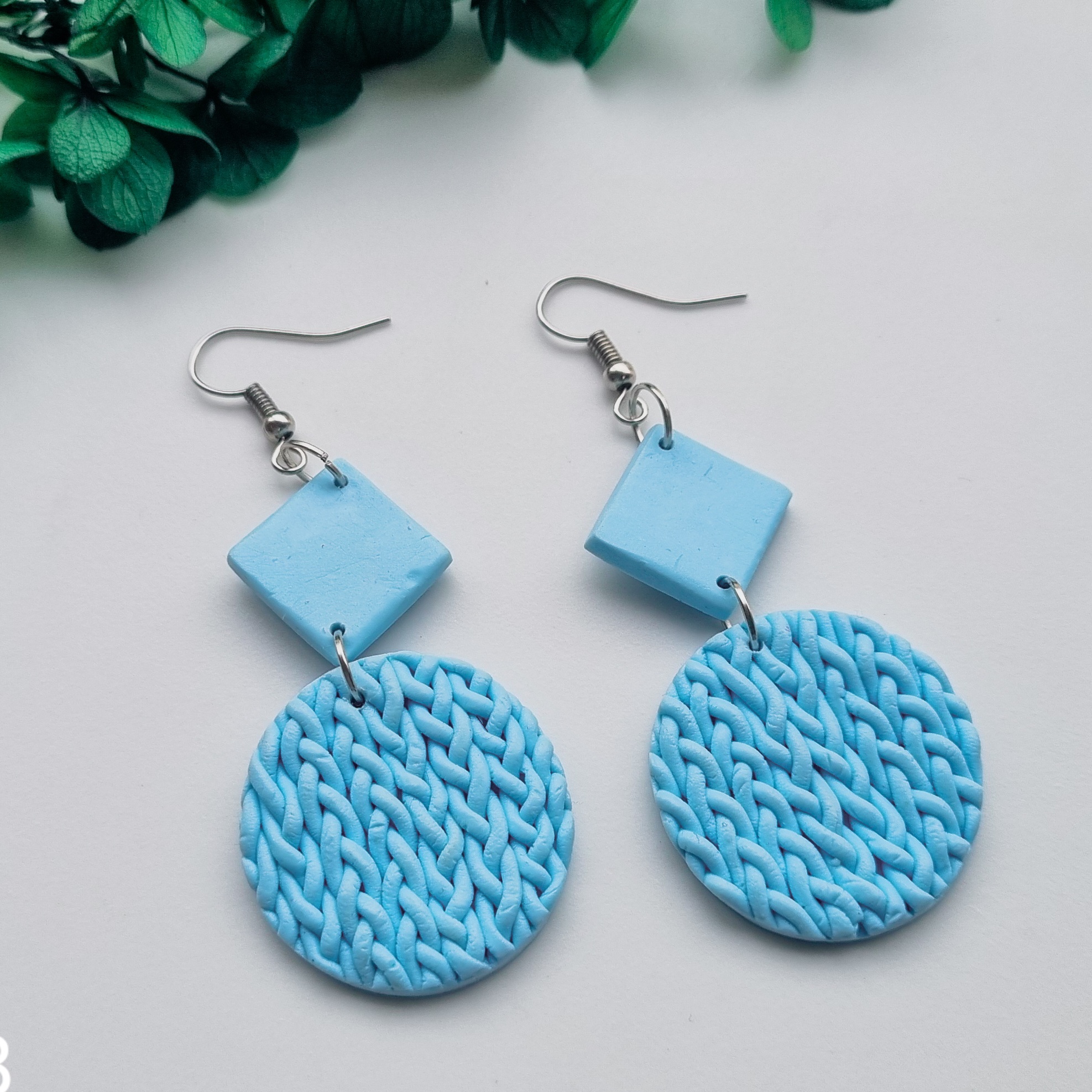 Knitted Baby Blue Round - Frangelica's Creations | Take App