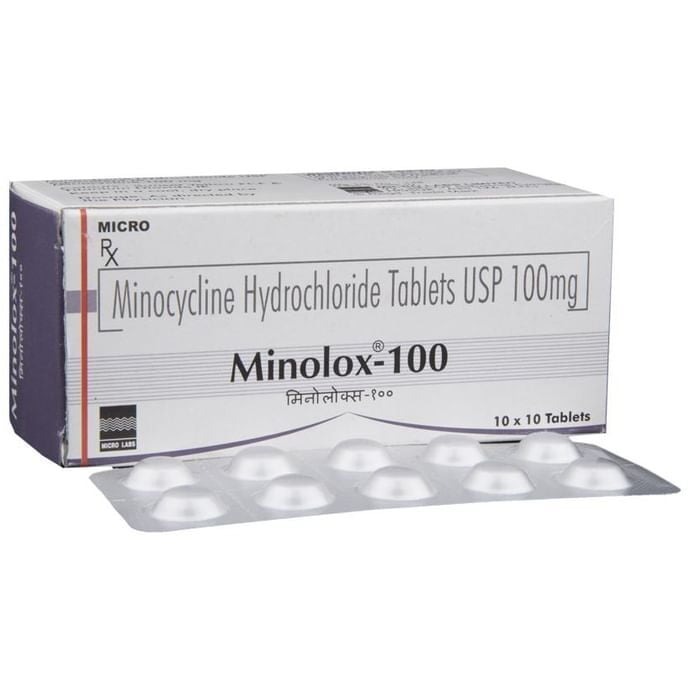 Minocycline Hydrochloride Tablets USP 100 mg - TMEDS