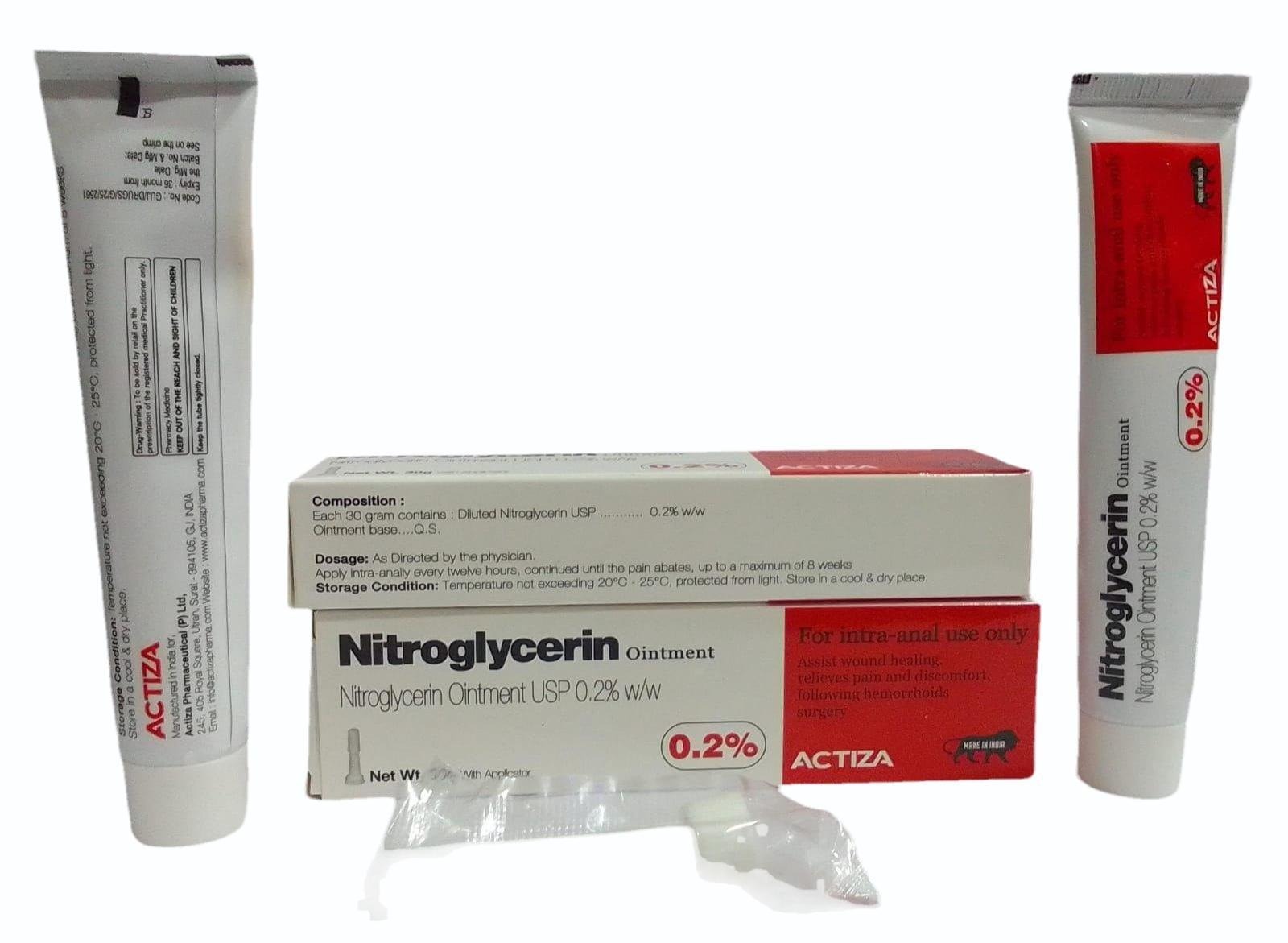 Nitroglycerin Ointment USP 0.2%W/W - TMEDS