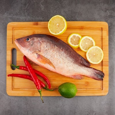 Fresh & Chilled - Red Snapper Whole Cleaned & Gutted, IVP (500g ...
