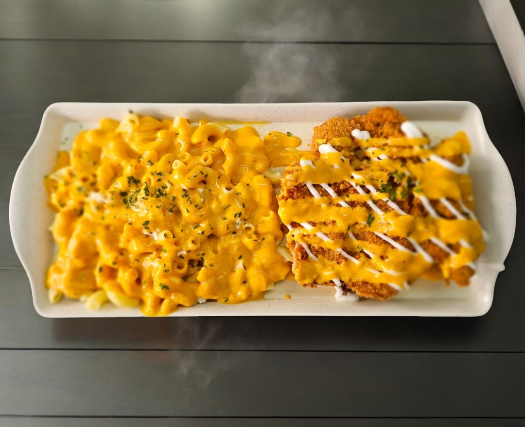 SET A MARYLAND MAC AND CHEESE / THAI GREEN MILK TEA CINCAU - MY PASTA ...