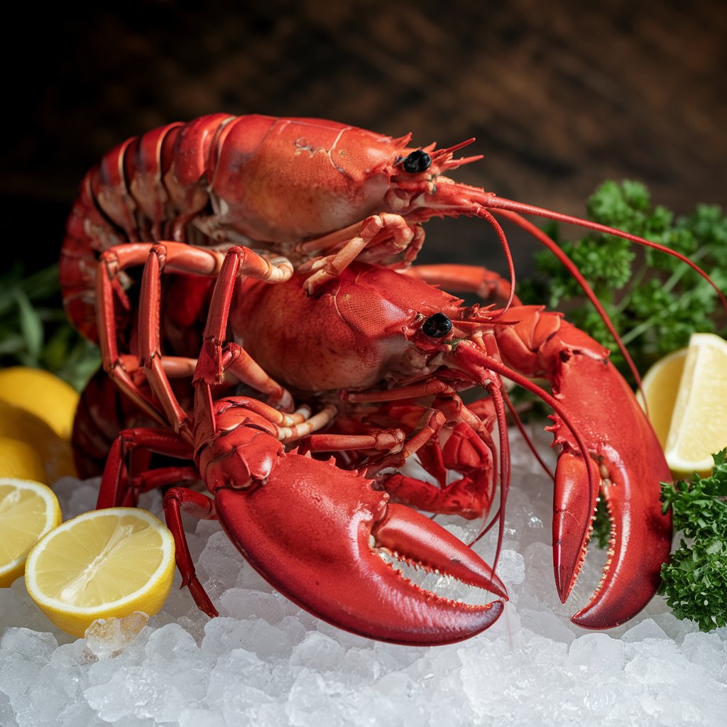 'Live' Boston Lobsters, 1kg (S$5.50 per 100g) - De'Vour Fine Meats and ...