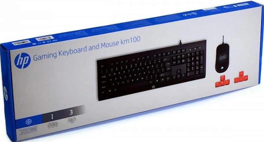 HP GAMING KEYBOARD AND MOUSE KM100 - Mobile City Phones Paradise