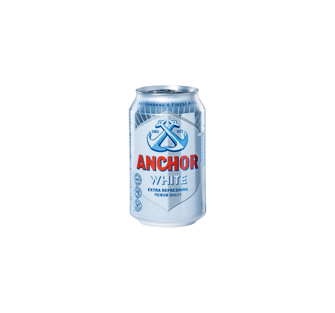Anchor White មានរង្វាន់ (កំប៉ុង) 330ml - Cambodia Foods