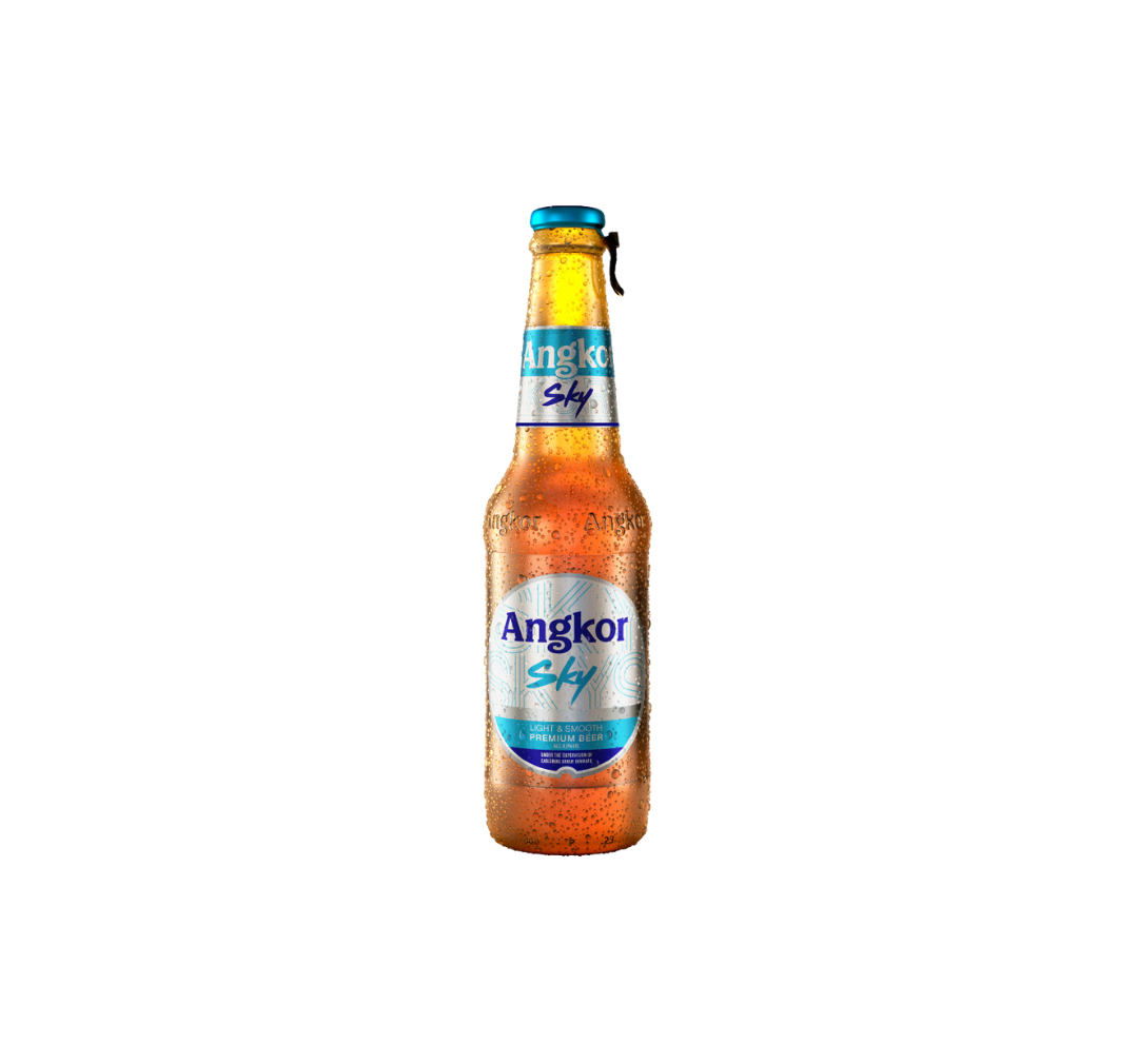 Angkor Sky Premium Beer (ដប) 330ml - Cambodia Foods