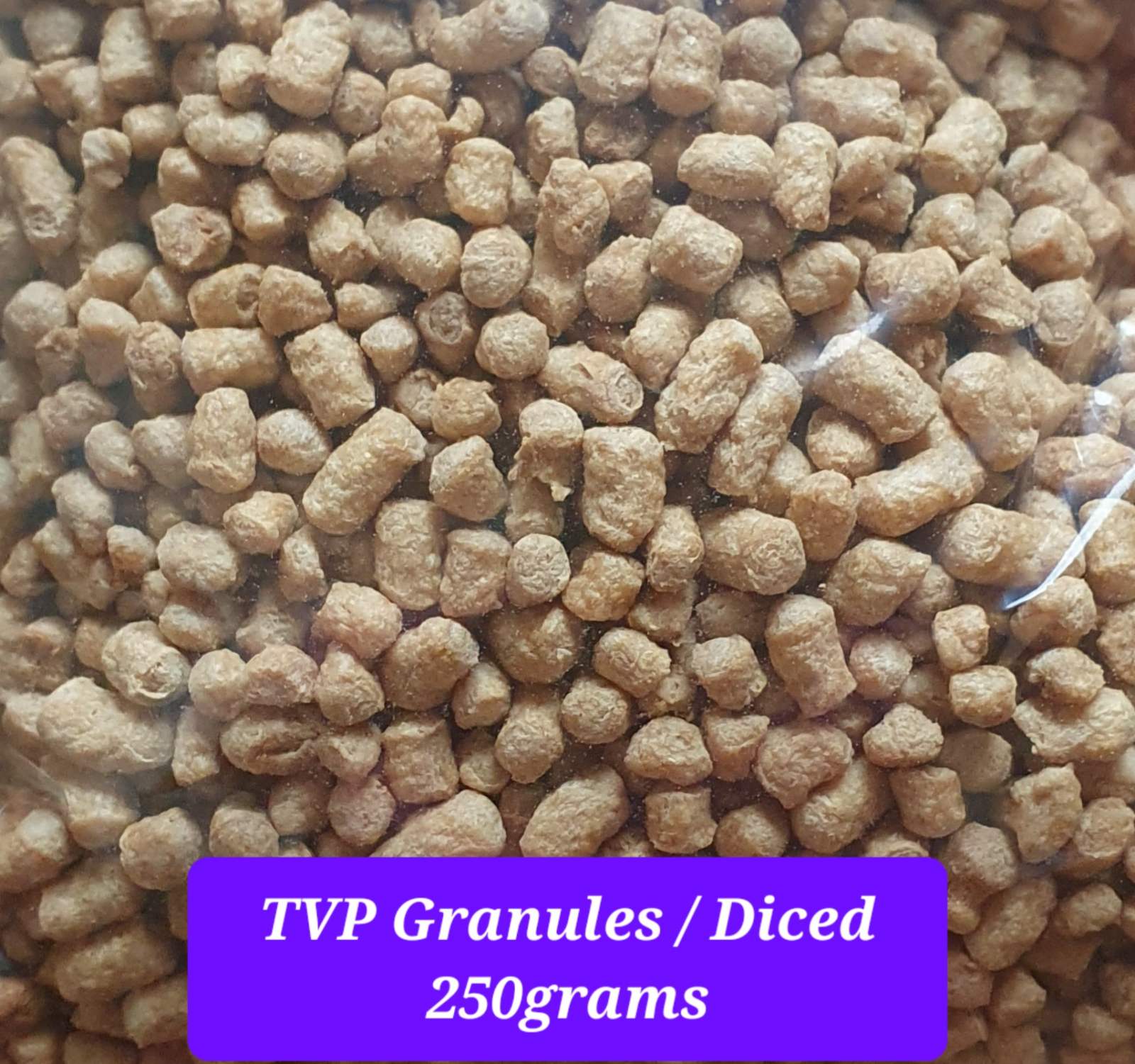 TVP Diced 250g Non GMO meat alternative - JGMarketing Online Shop ...