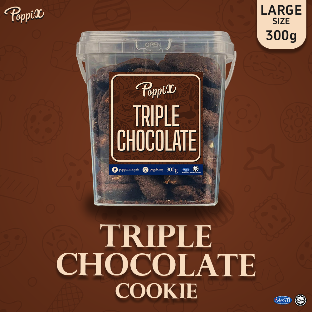 L Bucket Triple Choco Cookies - Poppix Snacks | Take App