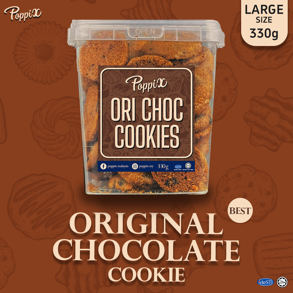 L Bucket Ori Choco Cookies - Poppix Snacks | Take App