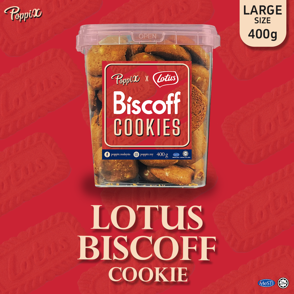 L Bucket Biscoff Choco Cookies - Poppix Snacks | Take App