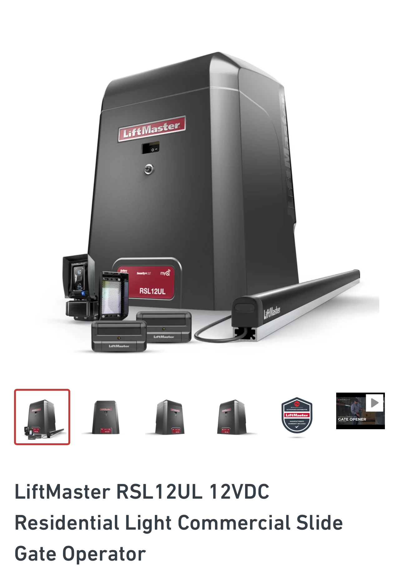 Liftmaster CSL24UL High Traffic Commercial and Residential - Access ...