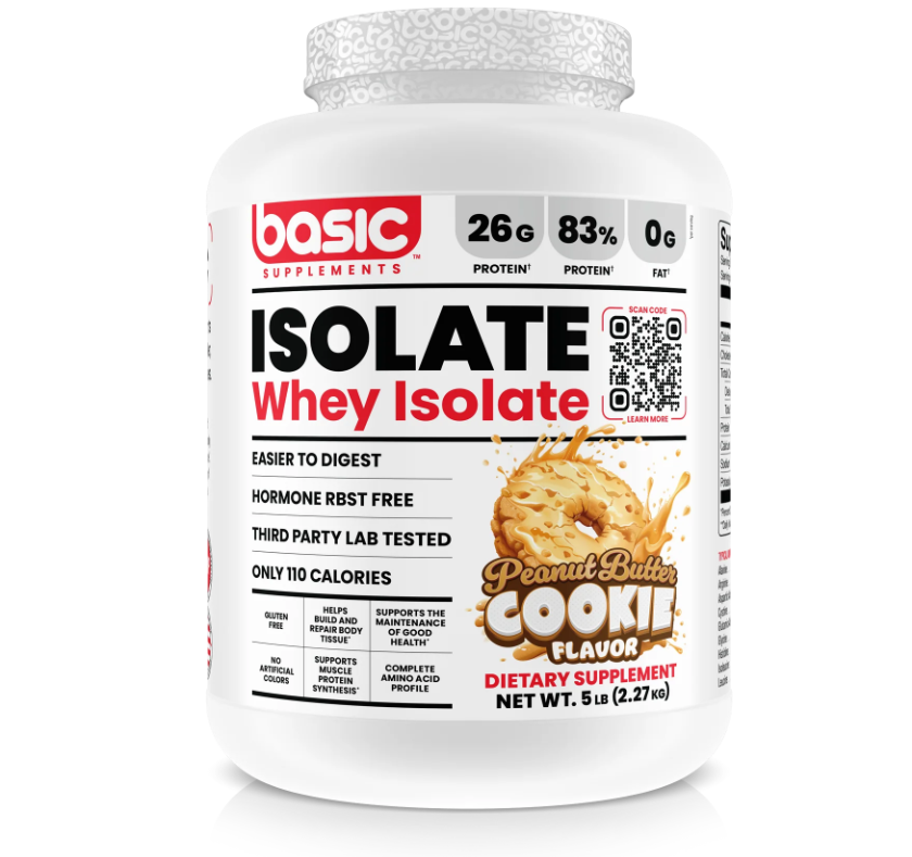 BASIC SUPPLEMENTS ISOLATE 5LBS P.B. COOKIE - Pure Muscle PTY