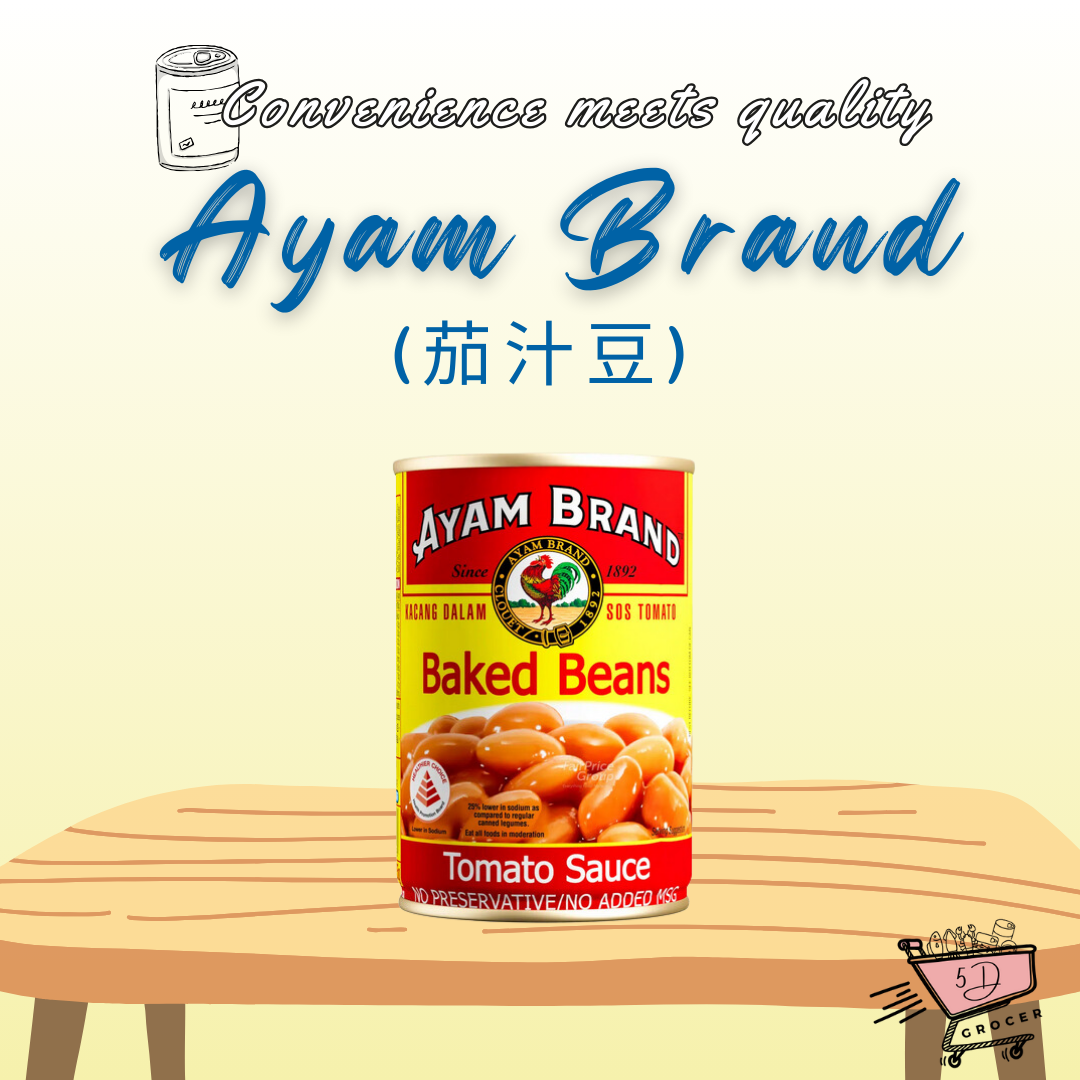 Ayam Brand Baked Beans - 5D Grocers - Premium Fresh Seafood & Groceries ...