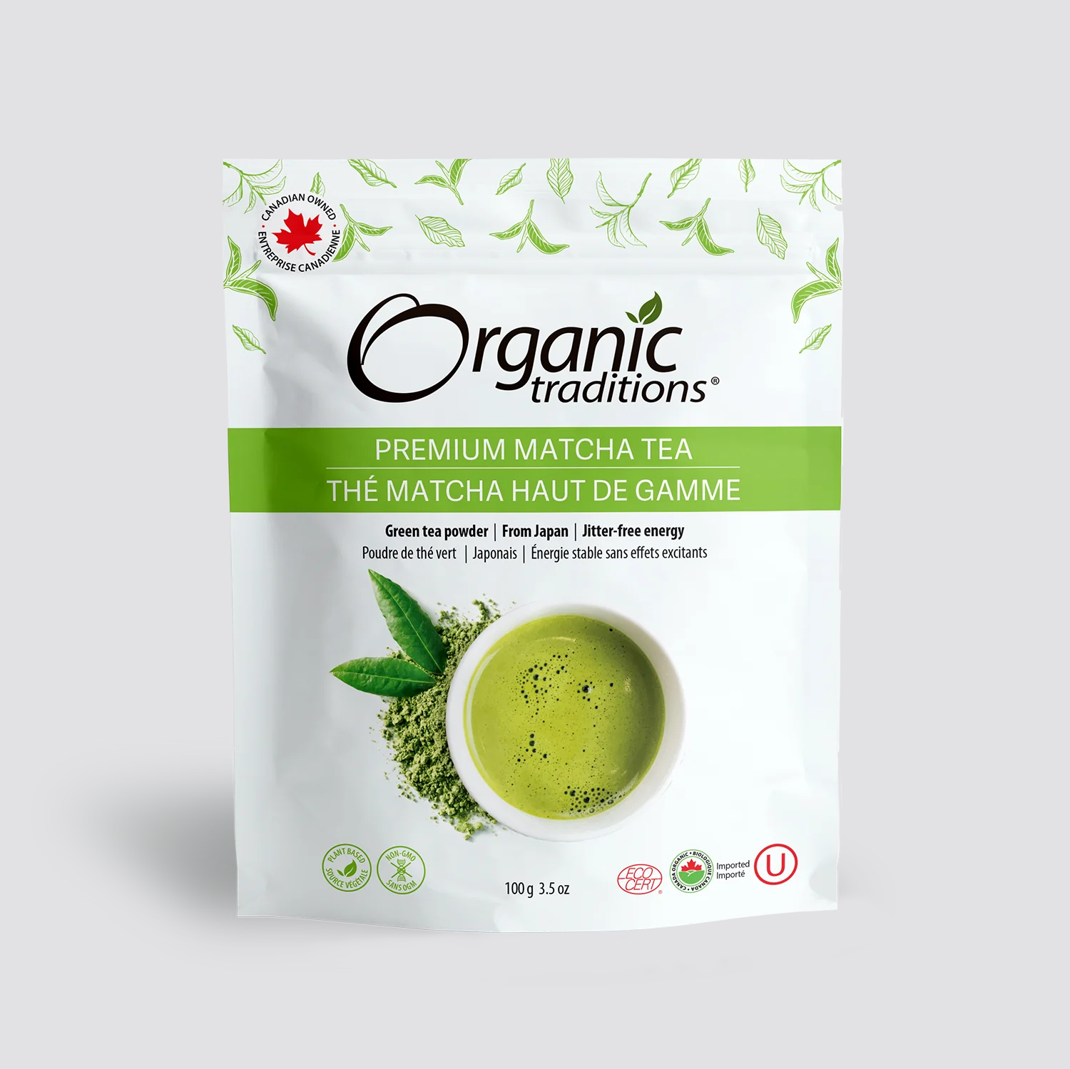Organic Traditions Premium Matcha Tea 100g - GoRoots Dubai | Fresh ...