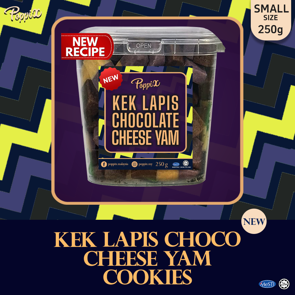 R Bucket Kek Lapis Choco Cheese Yam Cookies - Poppix Snacks | Take App