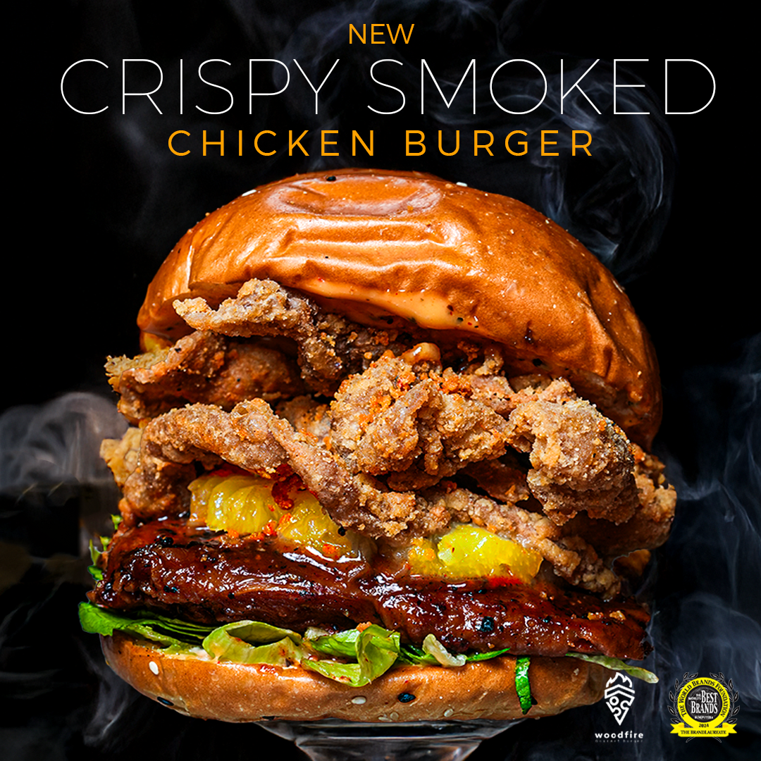 Crispy Smoked Chicken Burger - Woodfire Burger | Take App