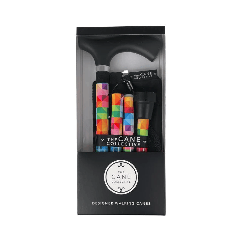 Rainbow Cane by The Cane Collective - Gerontech Hub | Take App