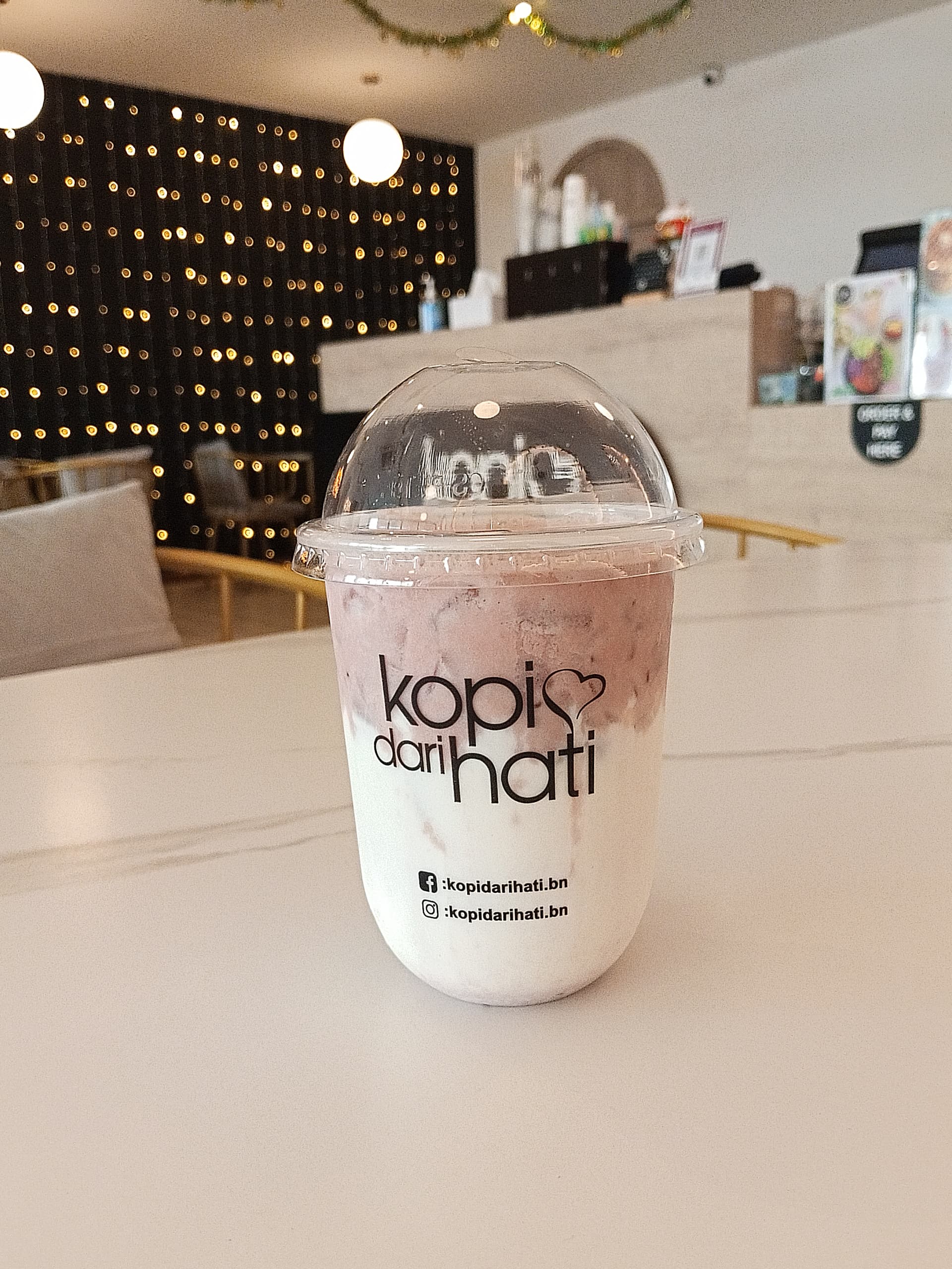 Raspberry Latte - Kopi Dari Hati Brunei | Coffee Shop & Café in Brunei ...