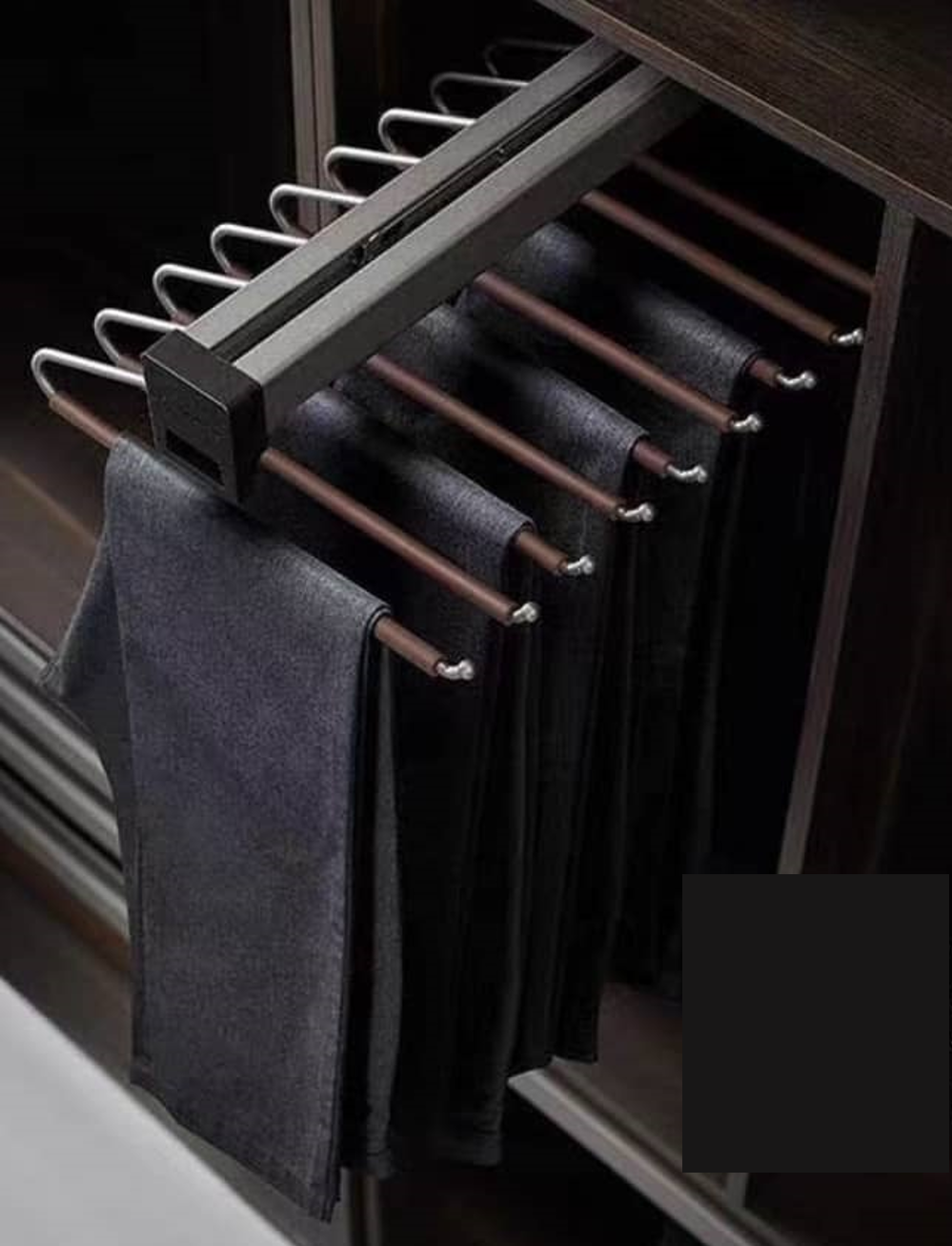 B Series - Top Mounted Pants Rack 400mm - HIGOLD Malaysia | Take App