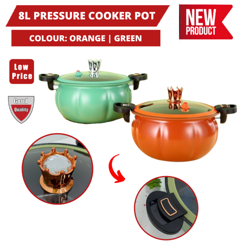 8L PRESSURE COOKER POT NEW - Pusat Borong Hero Sabah