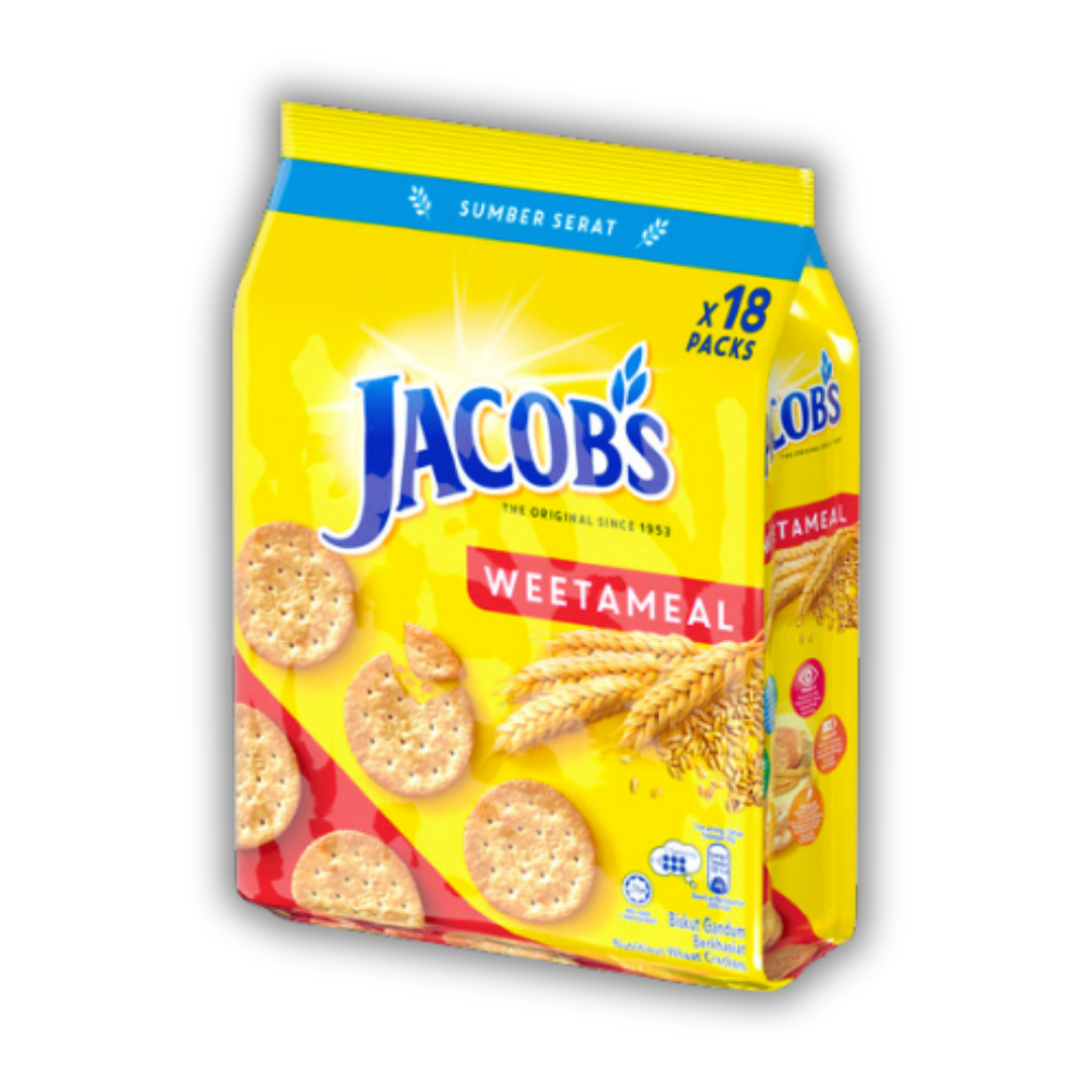 Jacobs Nutritious Wheat Crackers 502g (Malaysia) 28g x 18 packs - Mai ...