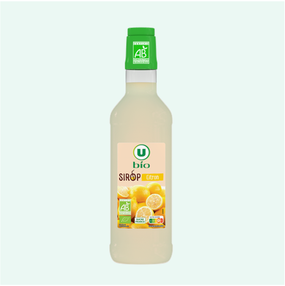 U Sirop Citron Bio 50cl - Pikidy: Courses alimentaires 🍋 livrées en ...