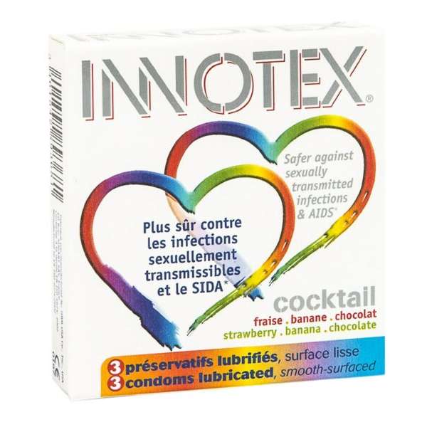 Préservatif Innotex Cocktail B/3 - Pharmap Deli