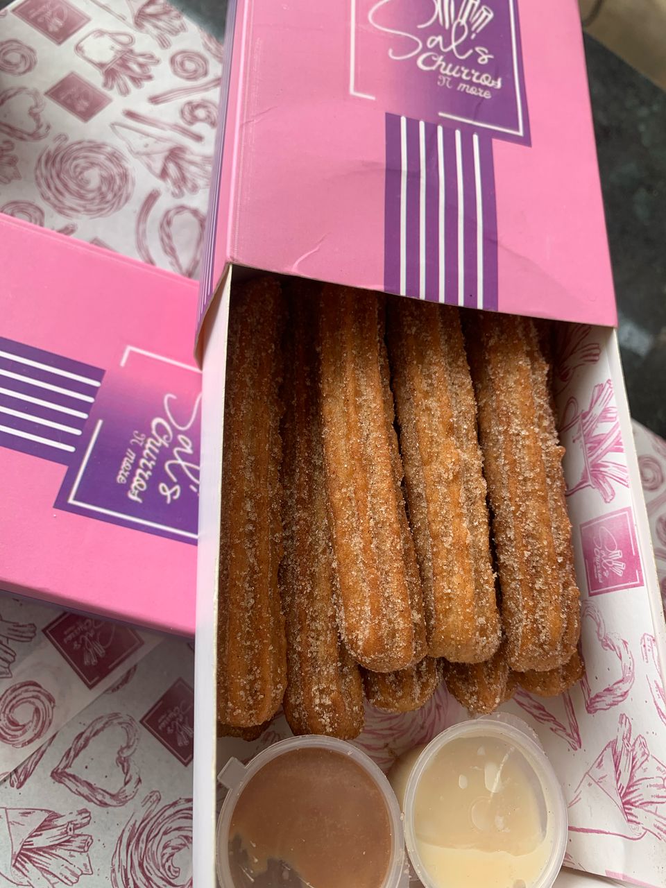 Small Box churros - Sal’s Churros n Sippy Fizzle | Take App
