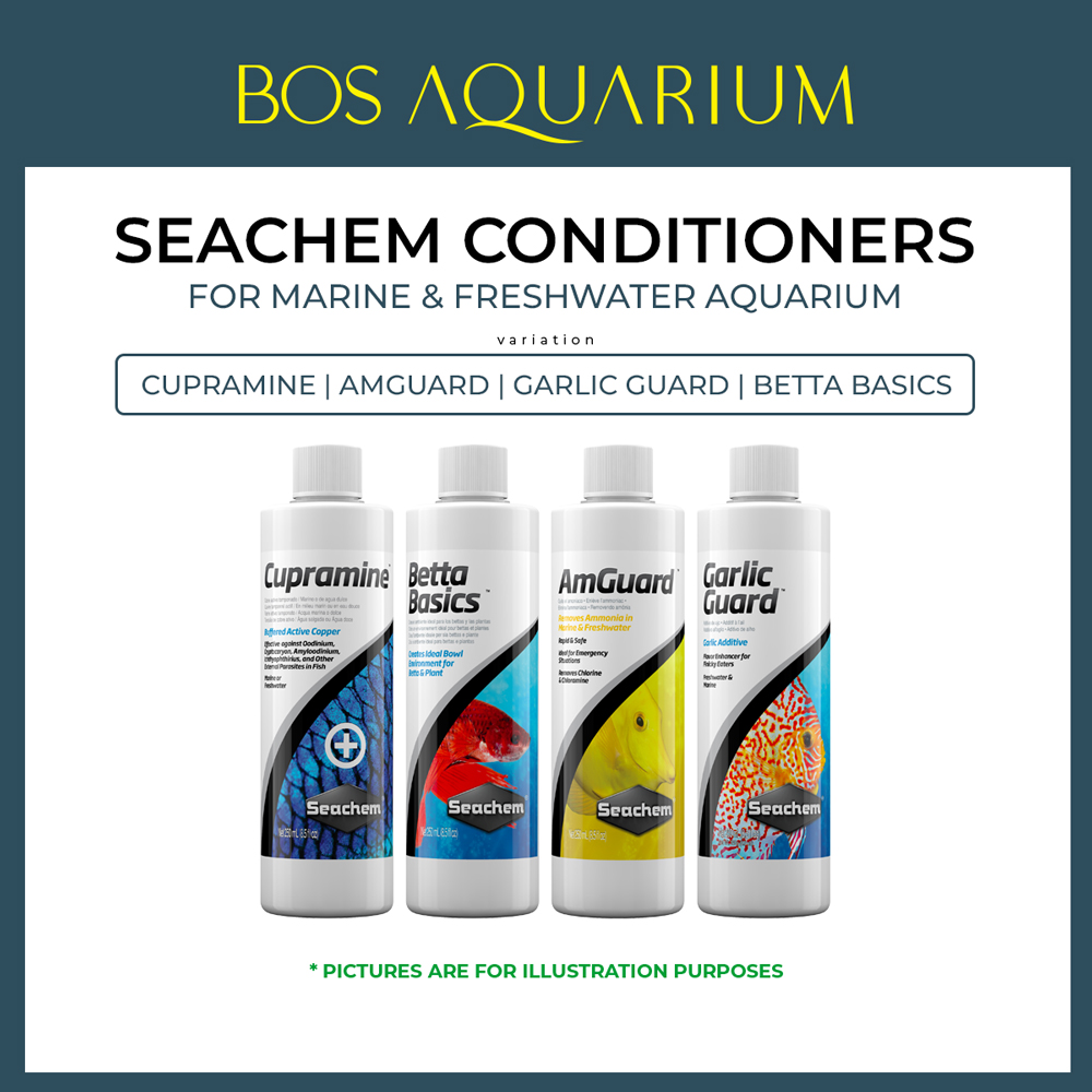 Seachem Water Conditioners Aquarium Aquascape Fish ( Garlic Guard ...