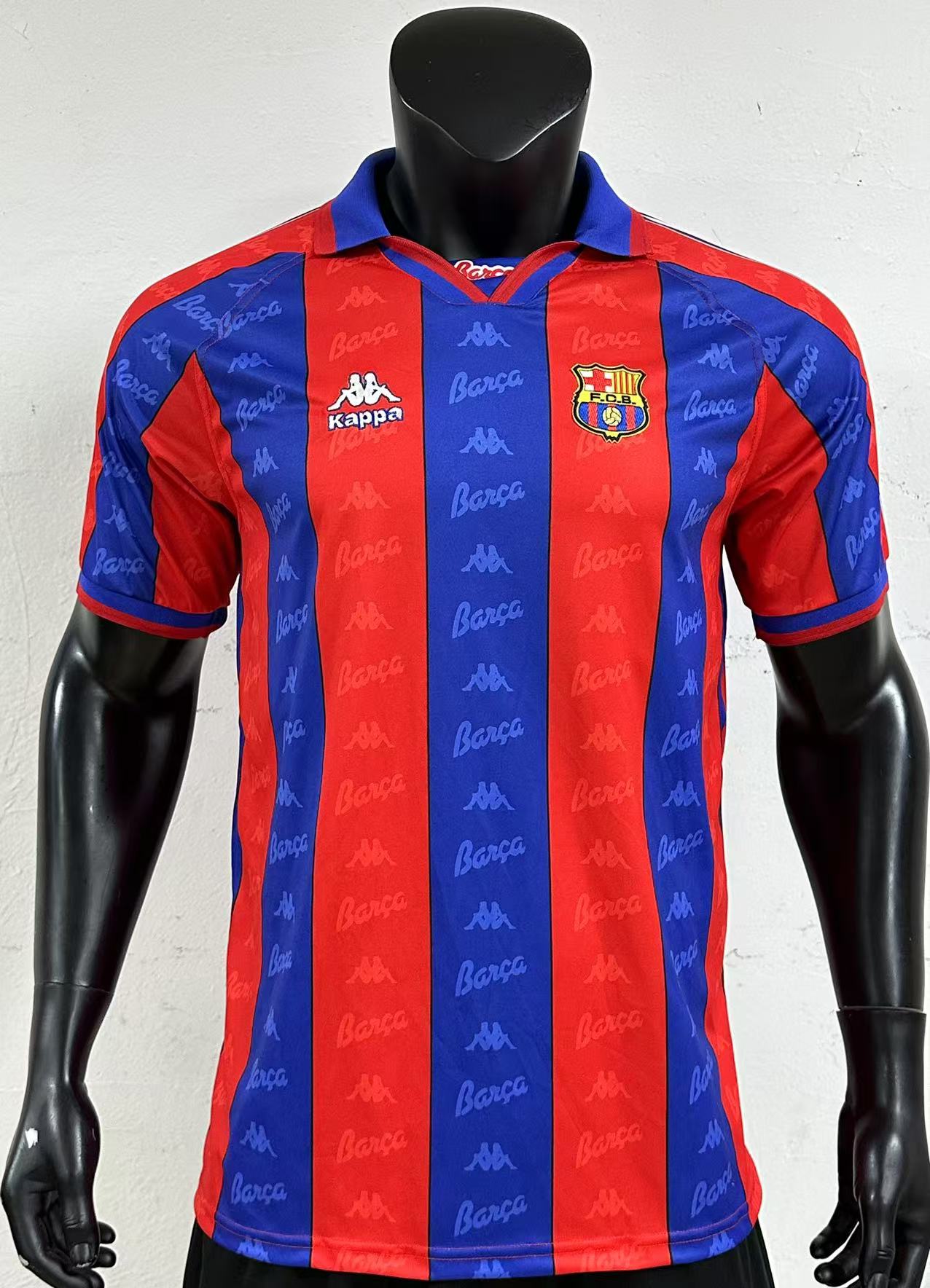 Barcelona 1996/97 Home Shirt (Blue / Red) - Football Frames Memorabilia ...
