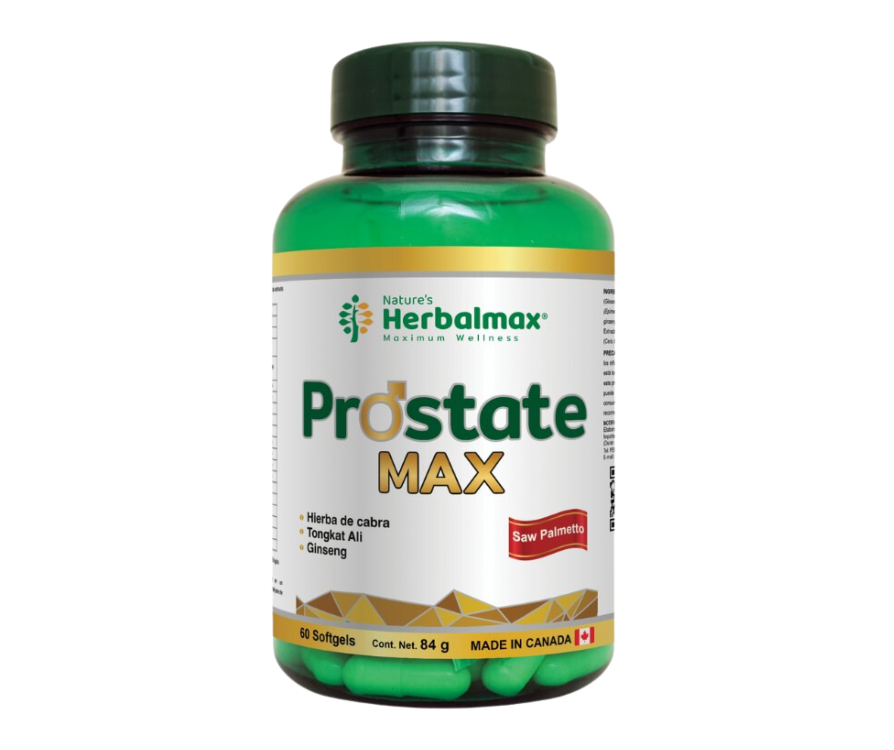 Prostate Max 1400mg - 60 Cápsulas - NatureHerbEc - Productos Naturales🍃 ...