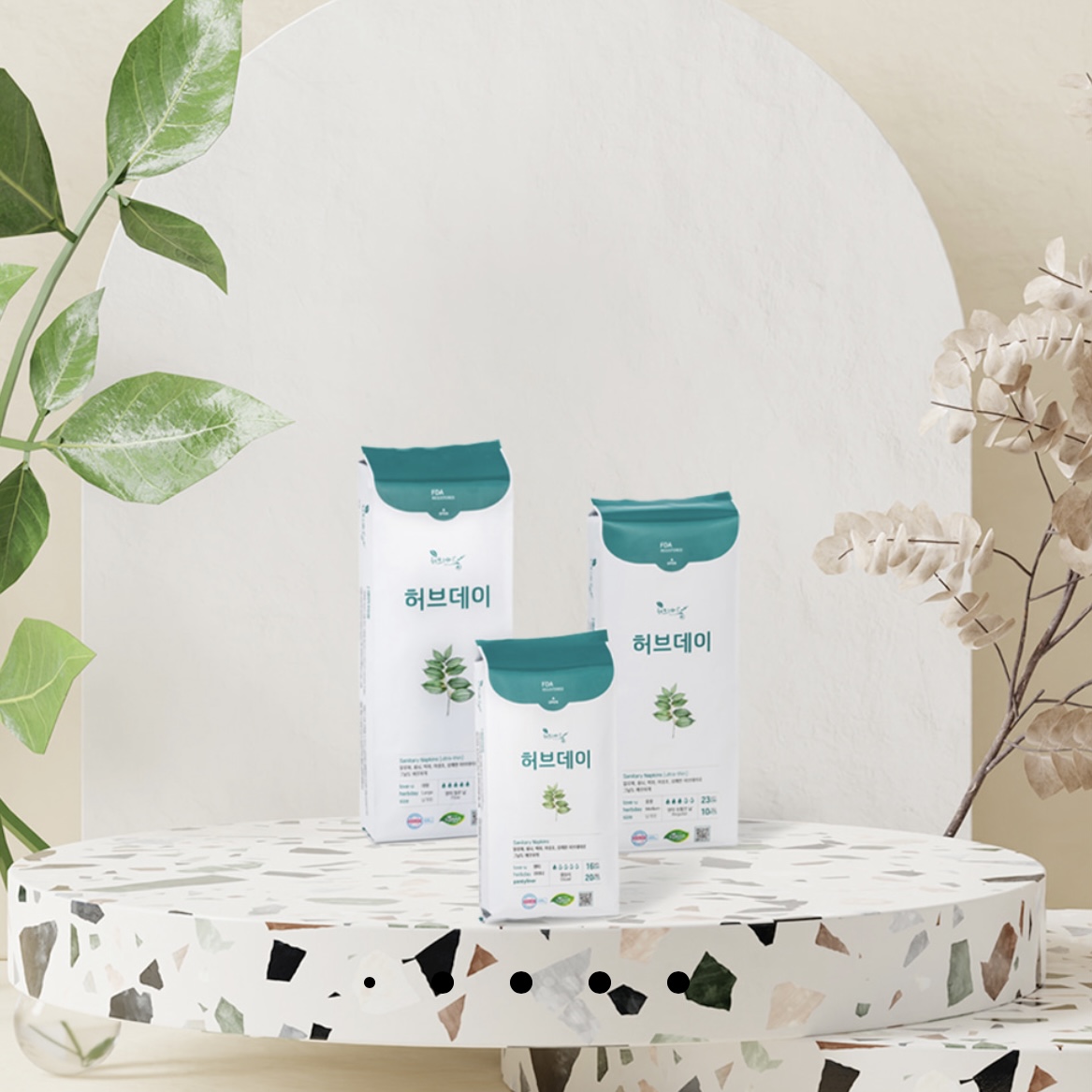 생리대 중형(Regular Sanitary pad with wings) 10매입 - WINSOME | Take App