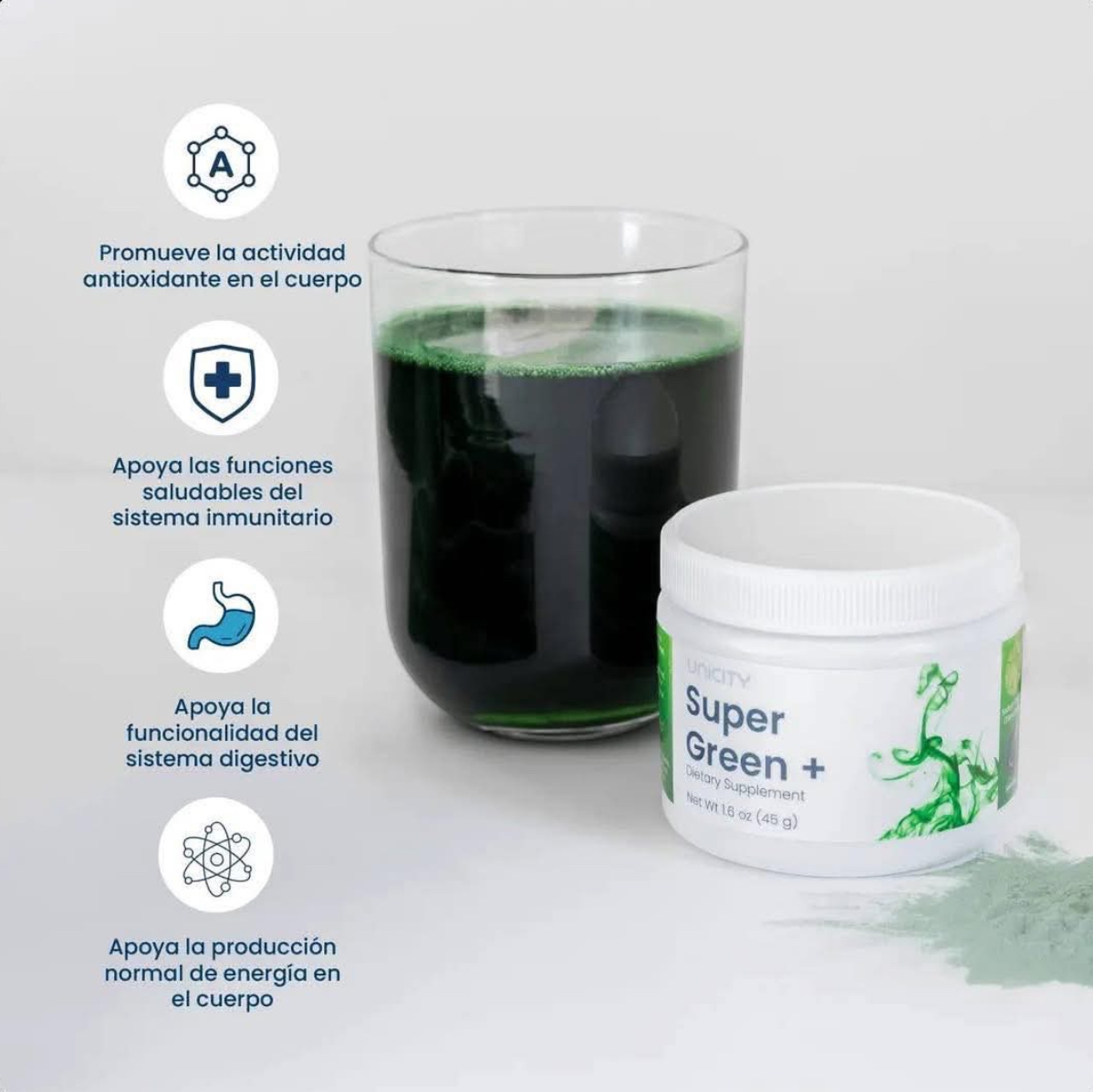 Super Green Plus - Jig Galarza Unicity | Take App