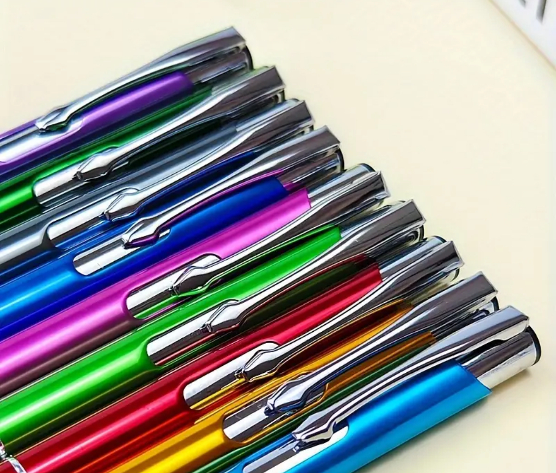 (1pc)Metallic Bal point pens ( Free engraving) - CTF Engraving Services ...