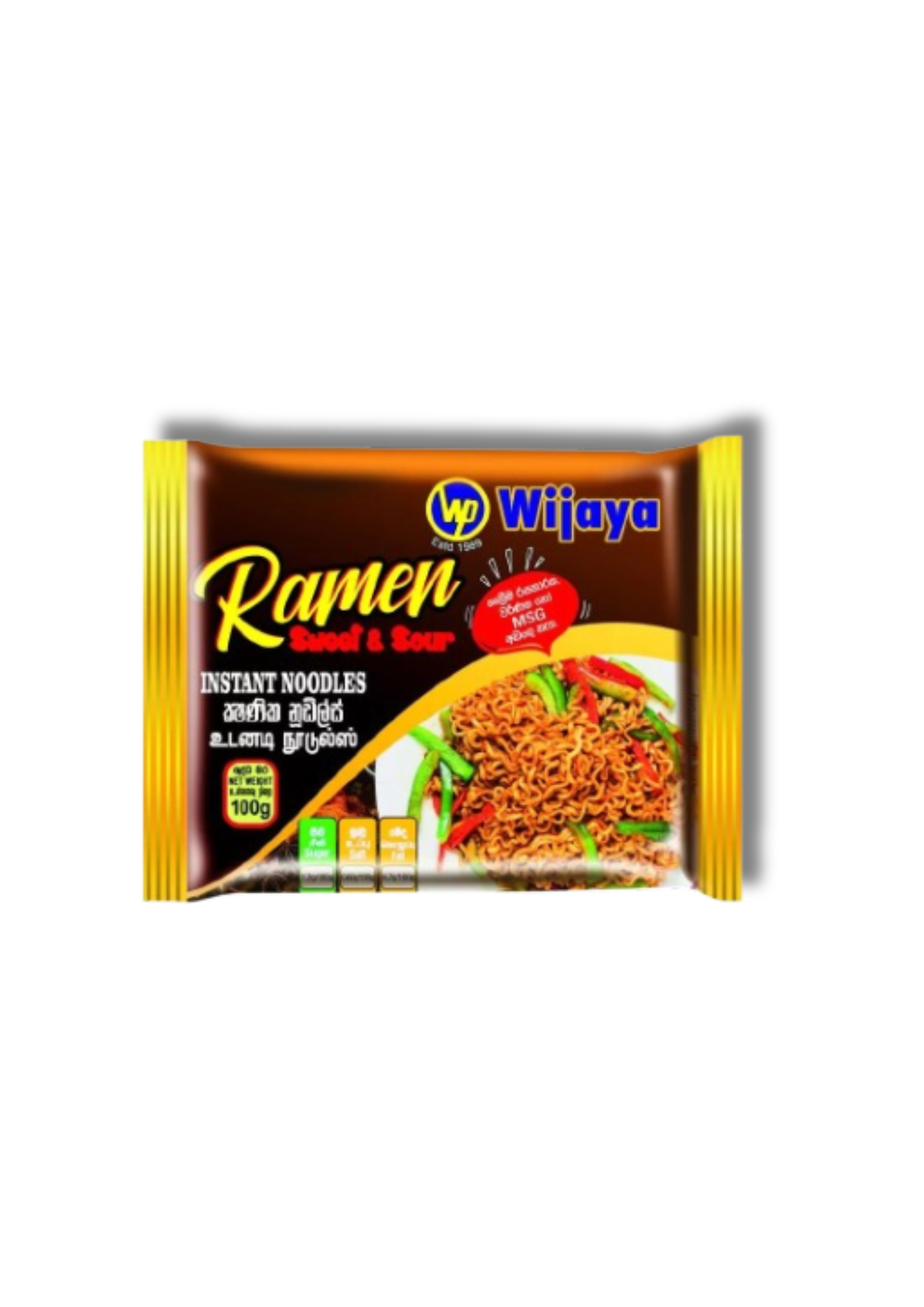 Wijaya Instant Noodles Ramen Sweet & Sour 100g - Shop Fresh Groceries ...