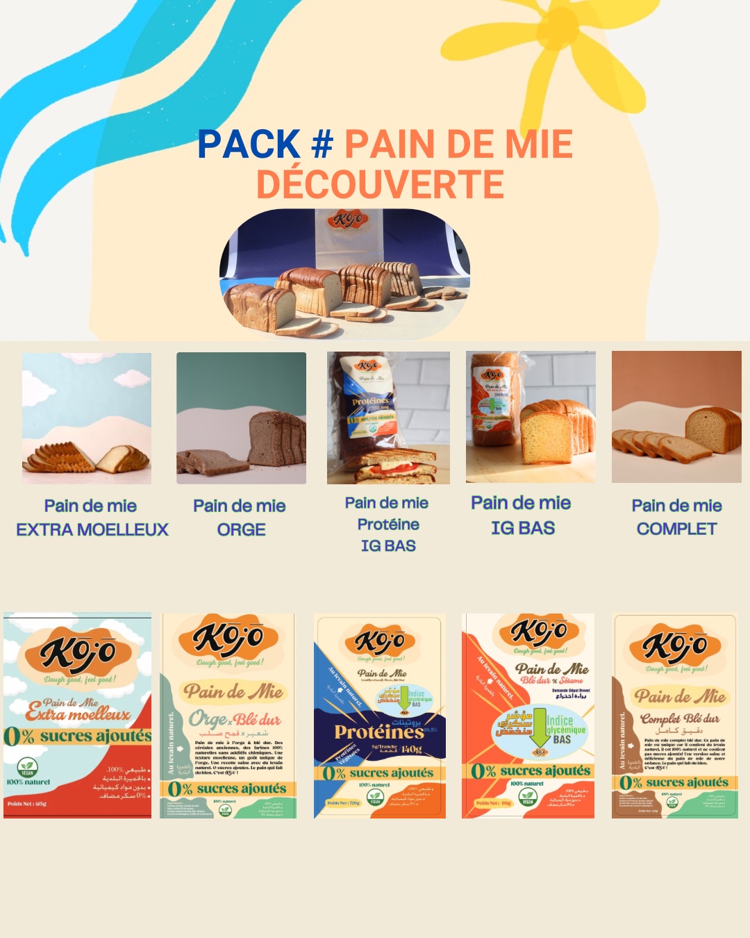 Pack pain de mie découverte! - Kojo bakery | Take App