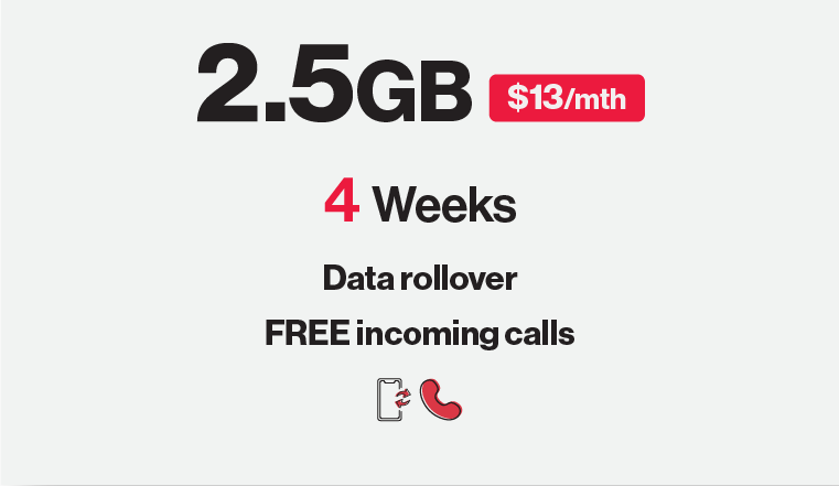 SingTel $13 2.5GB Value+ 4-Week Data Plan - EASY MOBILE TOP-UP | Take App