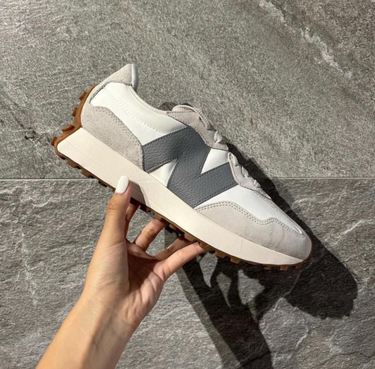 NB 327- gray leather - Rheplikah