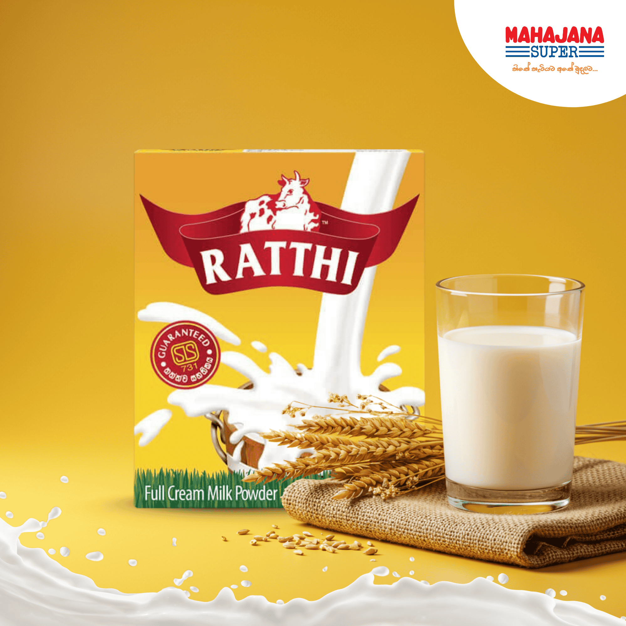 Ratthi Milk Powder 400g - Shop Fresh Groceries at Mahajana Super ...