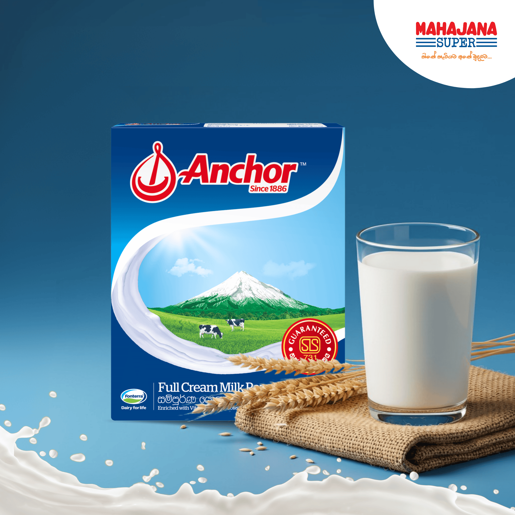 Anchor Milk Powder 400g - Shop Fresh Groceries at Mahajana Super ...
