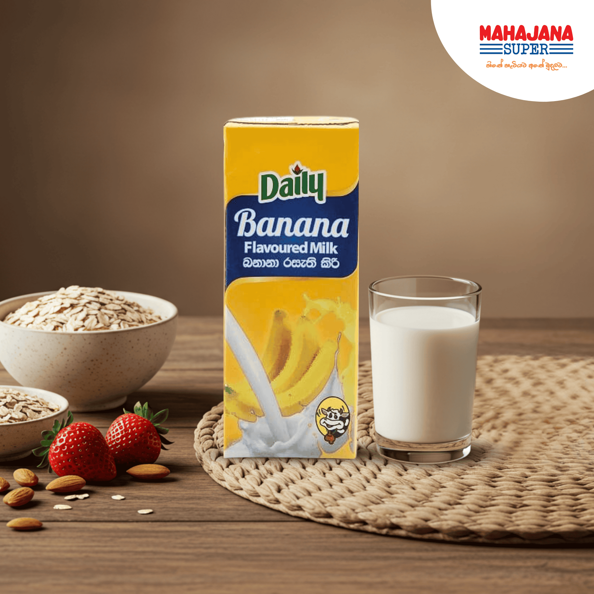 Daily Milk Banana 180ml - Shop Fresh Groceries at Mahajana Super ...