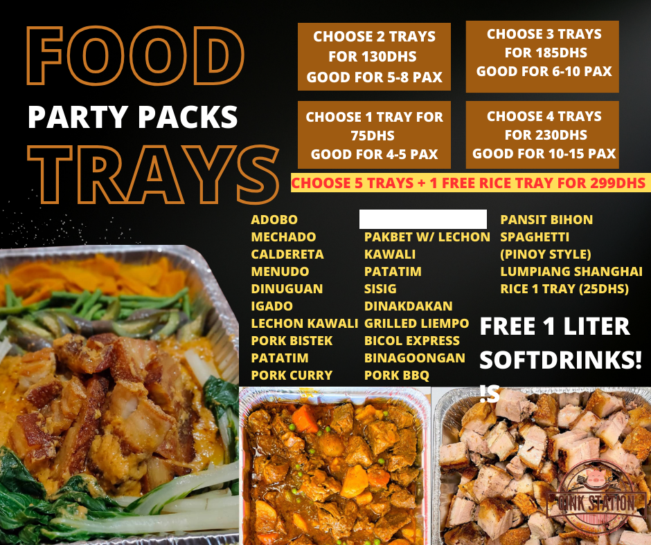PARTY TRAYS (5 TRAYS) - OINK STATION