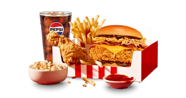 Crispy bbq zinger big box - Sp33dy Delivery Services | Take App